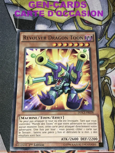 OCCASION CARTE YU Gi Oh REVOLVER DRAGON TOON DOCS-FR038 1ère édition ... OCCASION CARTE YU Gi Oh REVOLVER DRAGON TOON DOCS-FR038 1ère édition ...