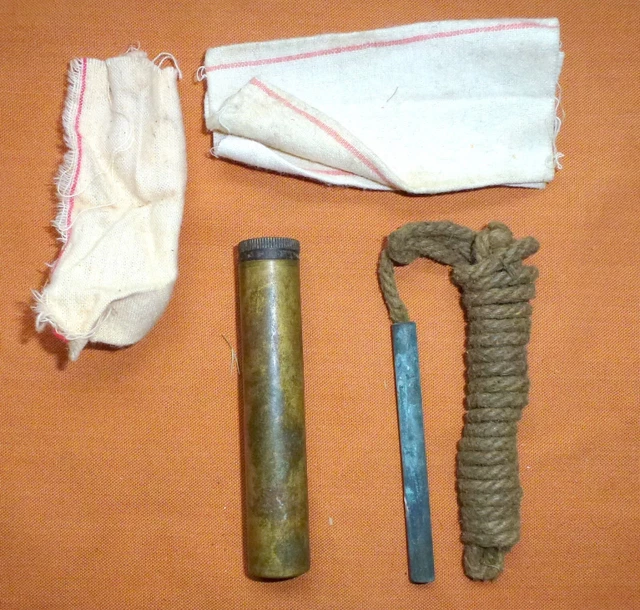 WW2 BRITISH ARMY Lee Enfield Smle Brass Oil Bottle & Barrel Pull ...