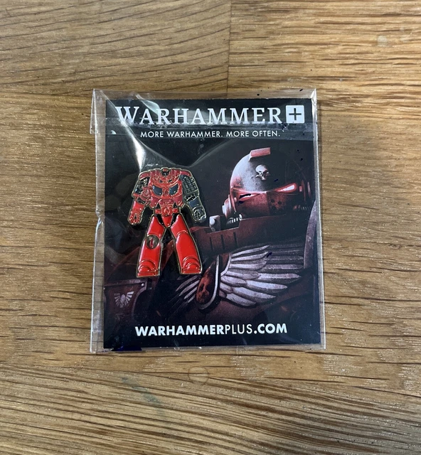 WARHAMMER+ EXCLUSIVE 40K Blood Angels of Death Lapel Pin Badge Sgt ...