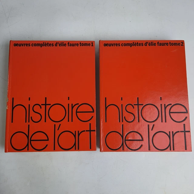 HISTOIRE DE L'ART Élie Faure Tomes 1 Et 2 Éditions Pauvert 1972 EUR 9,00 - PicClick FR