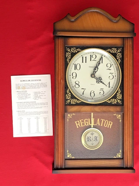 THE COMMODORE COLLECTION by Rosalco Wall Clock Quartz Model No. 665 KG ...