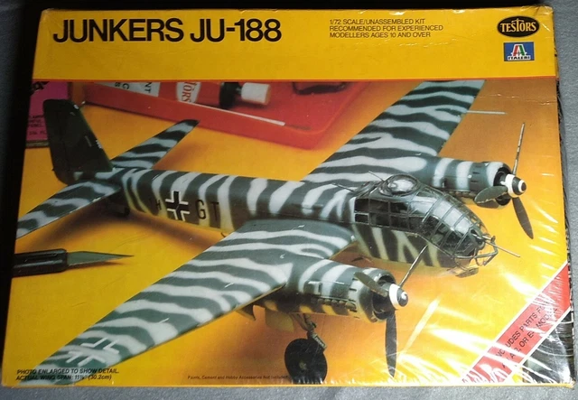 TESTORS 1/72 SCALE Junkers JU-188 Model -New In Sealed Box- £21.07 ...