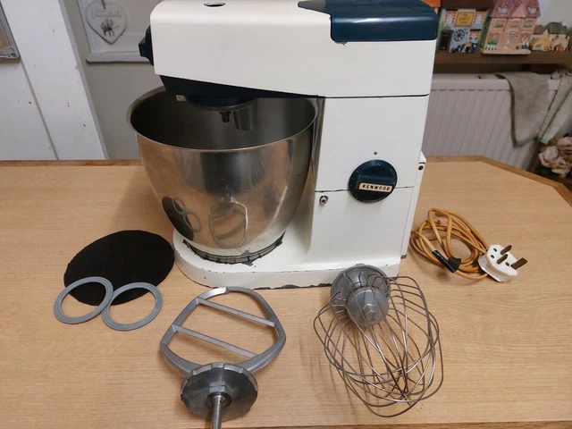 VINTAGE KENWOOD CHEF Mixer A707A Major + Attachments + Stainless Bowl ...