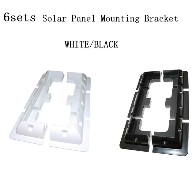 EASY TO INSTALL Adjustable Solar Panel Mounting Brackets Caravan RV ...