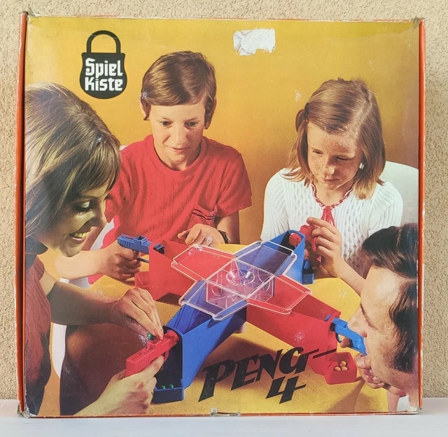 PENG 4 SPIEL Kiste Table Game Vintage New Years 70 Guns Balls $242.18 ...