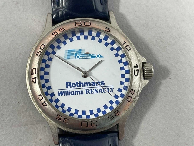 VINTAGE ROTHMANS WILLIAMS RENAULT F1 WATCH WRISTWATCH wrist watch ...