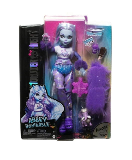 MONSTER HIGH ABBEY Bominable Yeti Fashion Doll with Accessories-NEW £39 ...