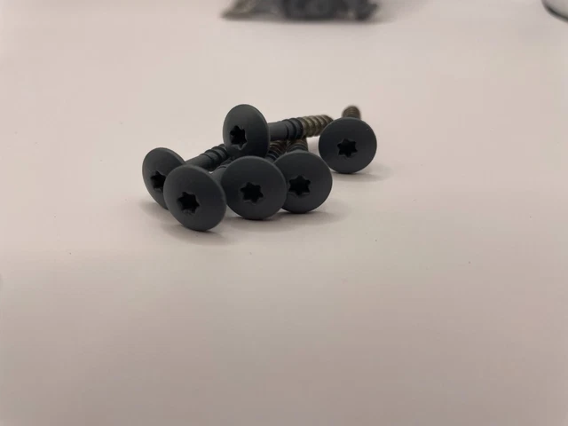 50X EVENING BLUE Colour Matched Cladding 32mm Screws James Hardie RAL ...