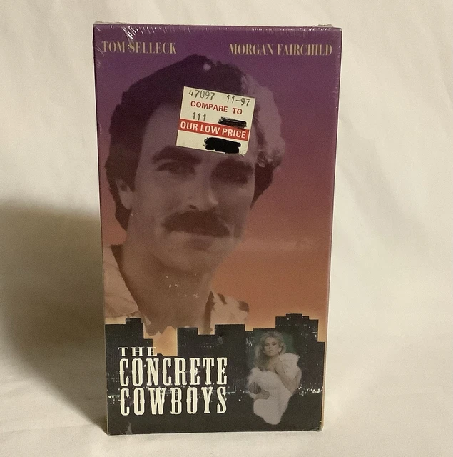 THE CONCRETE COWBOYS - VHS Tom Selleck - Morgan Fairchild - New/Sealed ...