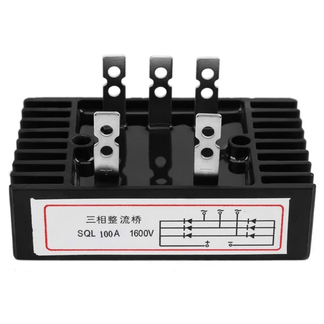 100A AC TO DC Bridge Rectifier Full Bridge Rectifier Auto Control $23. ...