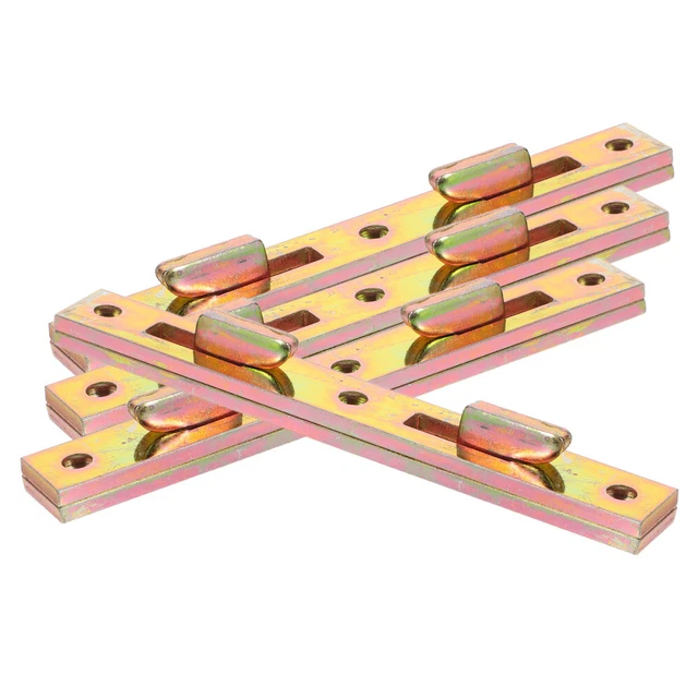 4 PCS BED Rail Fasteners Frame Mounting Hardware Accessories Brackets £ ...