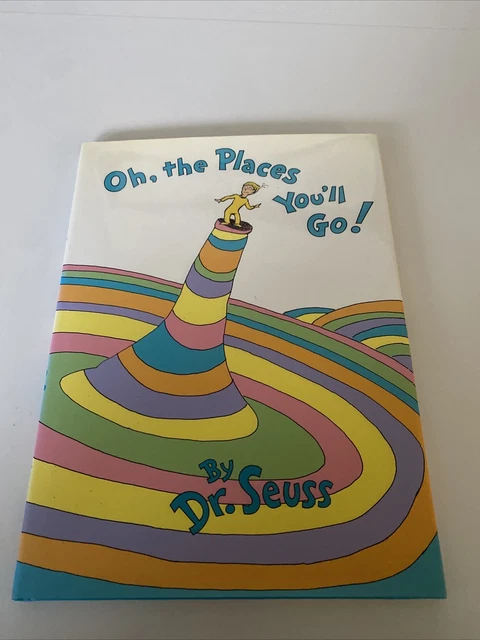 OH, THE PLACES You'll Go! by Dr. Seuss (1990, Library Binding) $3.99 ...