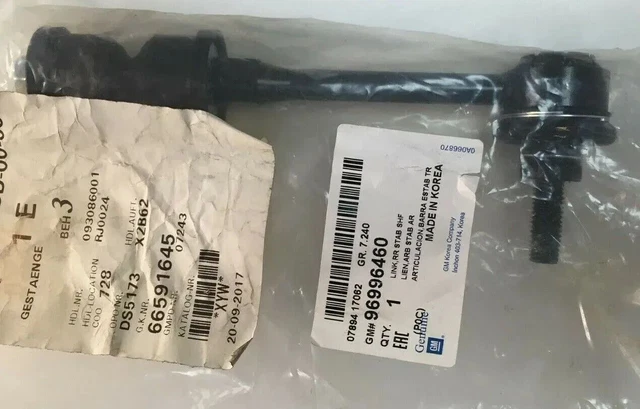 96996460, ORIGINAL GM Opel, stabilizer strut front on both sides ...