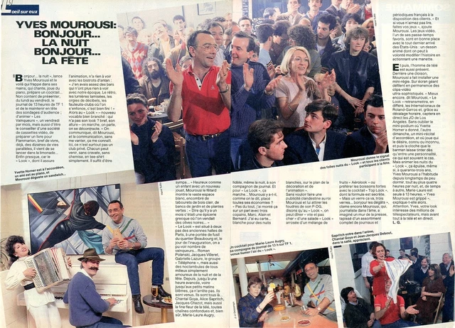 COUPURE DE PRESSE Clipping 1984 Yves Mourousi (2 pages) EUR 5,00 - PicClick FR