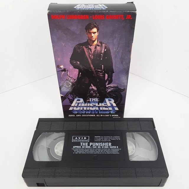 THE PUNISHER VHS 1994 Dolph Lundgreen Louis Gossett JR $11.95 - PicClick