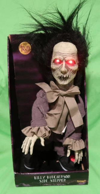 DISNEY HOCUS POCUS BILLY BUTCHERSON Zombie Side Stepper Animated Figure ...