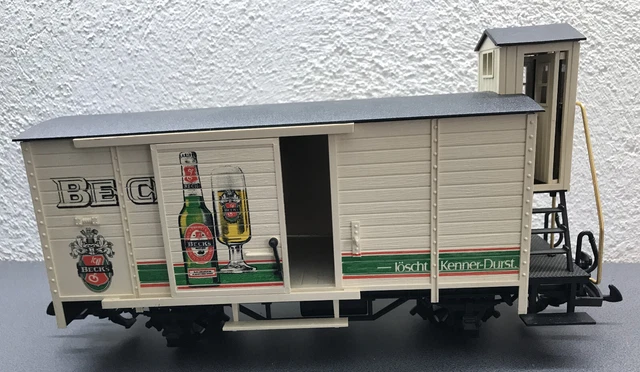 SPUR G Güterwagen Lgb 4026 Bierwagen Beck ́S Mit Bremserhaus + Metallräder EUR 75,00 - PicClick DE