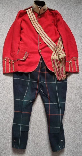 RARE ORIGINAL PRE WW1 HLI Uniform Cutaway Jacket Beautiful Sash & Trews ...