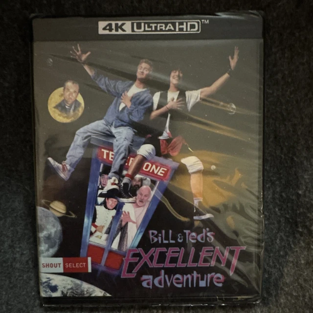 BILL & TED'S Excellent Adventure 4K Ultra HD (Shout Select) New Sealed ...