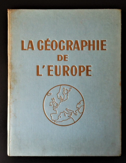 LA GEOGRAPHIE DE L'EUROPE EN IMAGES T.1 livre avec 100 chromos DARGAUD ...
