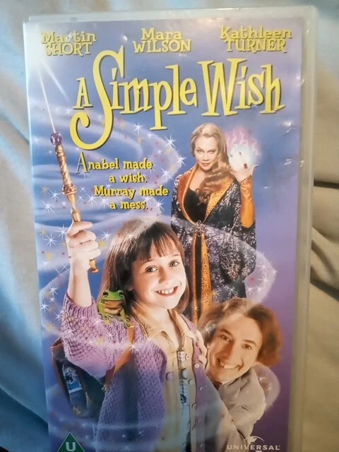 A SIMPLE WISH, VHS Martin Short Kathleen Turner Mara Wilson 1997 £4.00 ...