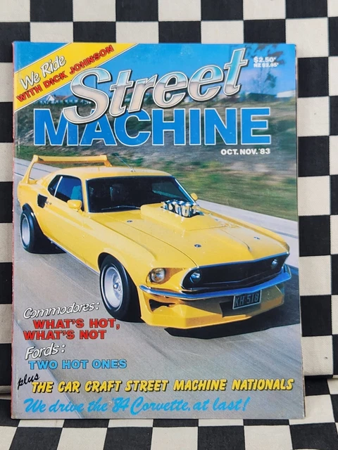 STREET MACHINE MAGAZINE Oct Nov 1983 Chev Falcon Gt Gts Monaro Torana ...
