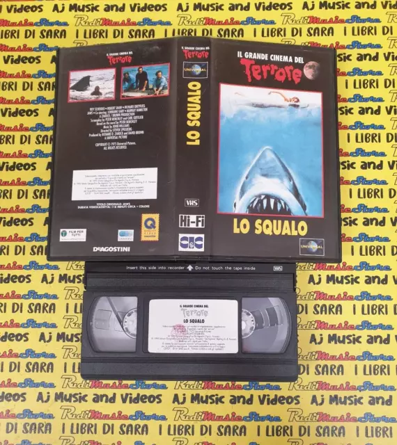 VHS FILM LO SQUALO il grande cinema del terrore 1995 DE AGOSTINI CDT37 ... VHS FILM LO SQUALO il grande cinema del terrore 1995 DE AGOSTINI CDT37 ...
