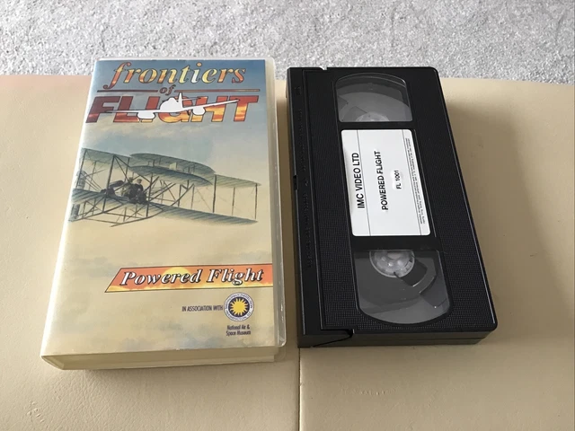 FRONTIERS OF FLIGHT - Powered Flight - VHS Cassette Tape- Rare USA ...