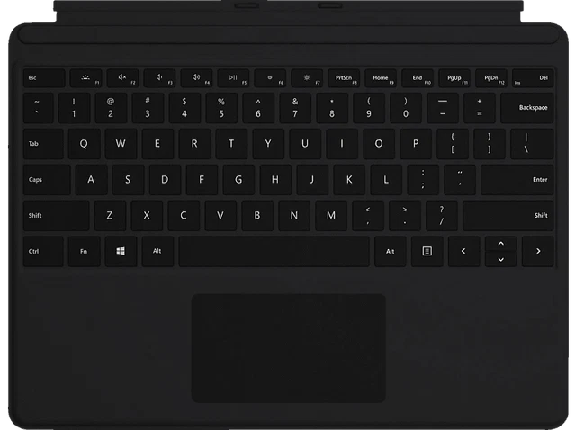 MICROSOFT SURFACE PRO Keyboard Tastatur Schwarz #A1 £41.82 - PicClick UK
