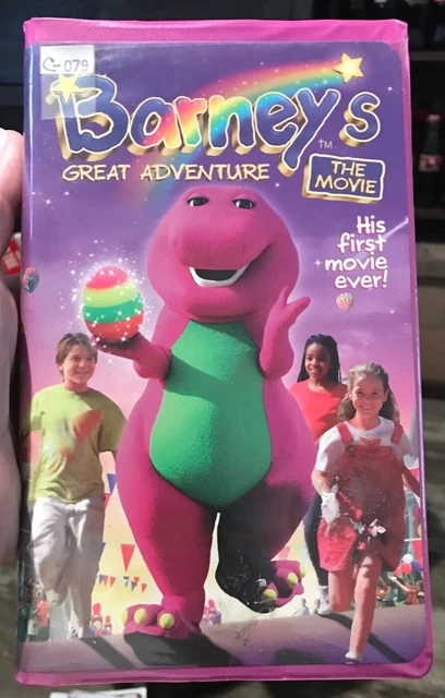 “BARNEY'S GREAT ADVENTURE - The Movie” VHS Clamshell His First Movie ...