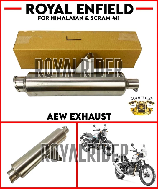 AEW EXHAUST FOR Royal Enfield Himalayan & Scram 411 $222.00 - PicClick CA