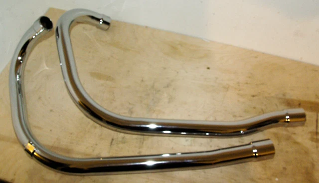 70-3629/33 TRIUMPH PRE Unit T100 TR5 Exhaust Pipes 1958 59 Bends E3629 ...
