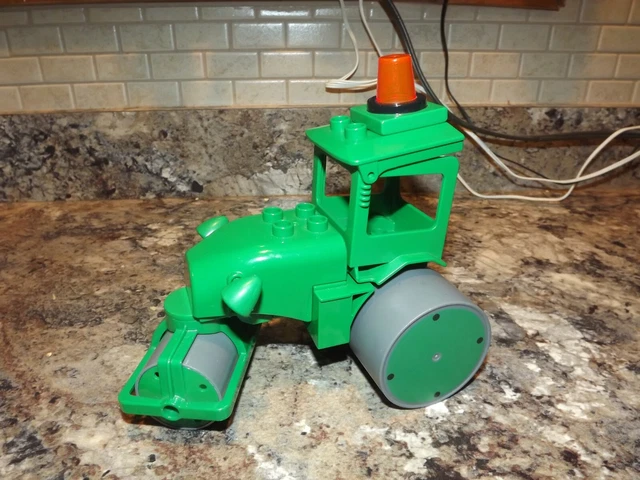 LEGO DUPLO ROLEY the Steam Roller (Bob the Builder) green, construction ...