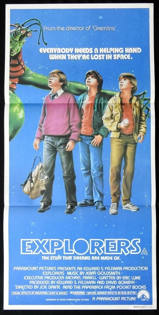 EXPLORERS ORIGINAL DAYBILL Movie poster Ethan Hawke River Phoenix Jason ...