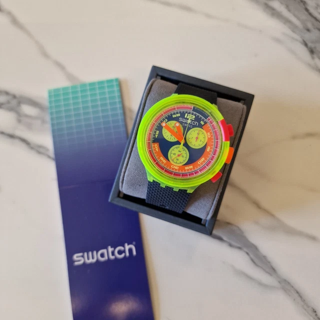 SWATCH NEON TO The Max PAY! SB06J101-5300 2023 NEW Never Open Grand ...