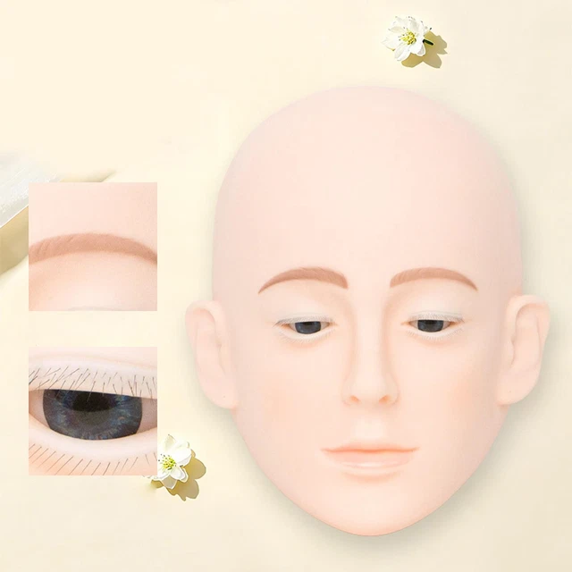 EYELASH MANNEQUIN HEAD Cosmetology Doll Training Head Manikin $66.15 ...