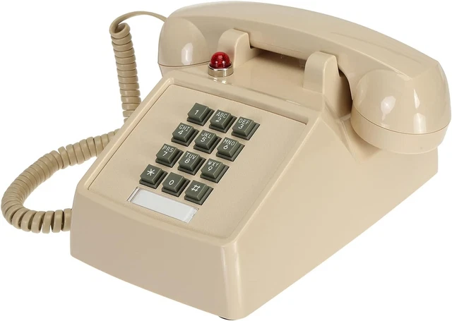 VINTAGE CORD PHONE, Retro Landline Phone with Volume Control, Old ...
