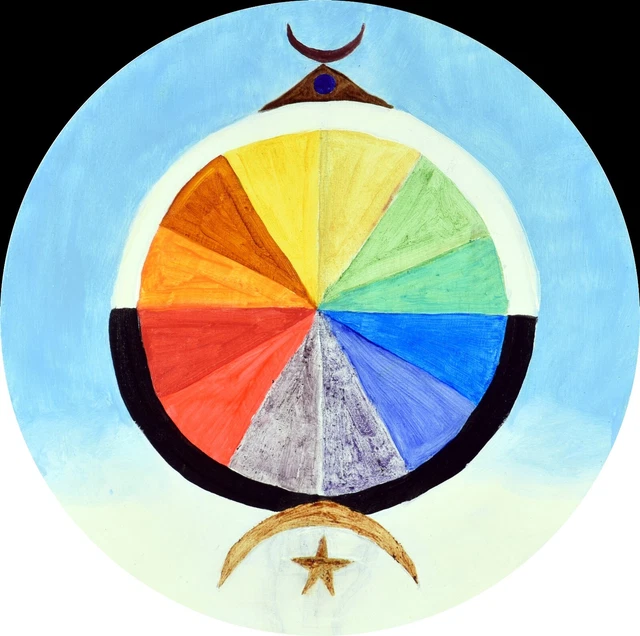 THE WORLD'S RAREST Colors - Color Wheel Art Print - 7 X 7 in. £33.73 ...