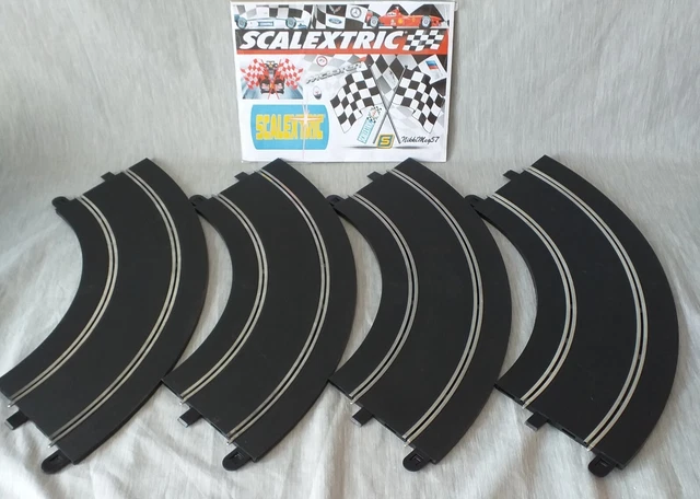 SCALEXTRIC SPORT TRACK Radius 90 degree Curve x 4 CF 1:32 Hornby ...