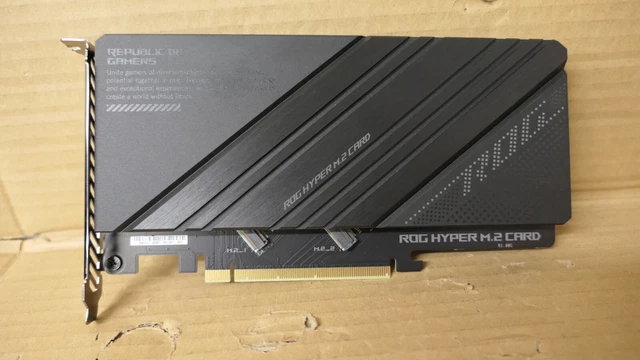 ASUS ROG HYPER M.2 PCIe NVME M.2 Expansion Card £19.99 - PicClick UK