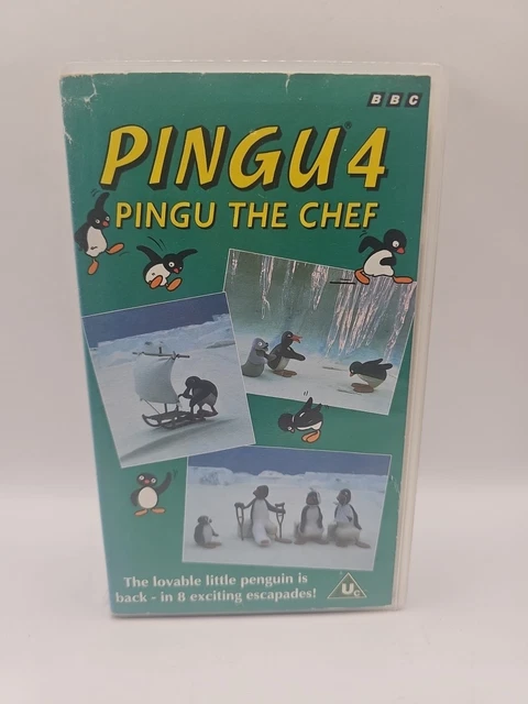 PINGU 4: PINGU The Chef Vhs - Bbc 1993 Kid's Video Very Rare £9.95 ...