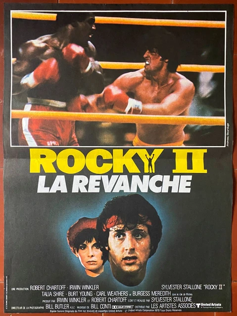 LOCANDINA ROCKY II La Vendetta Sylvester Stallone Boxe Talia Shire ...