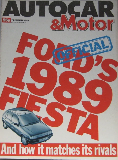 AUTOCAR MAGAZINE 7/12/1988 featuring Volkswagen road test, Lotus ...