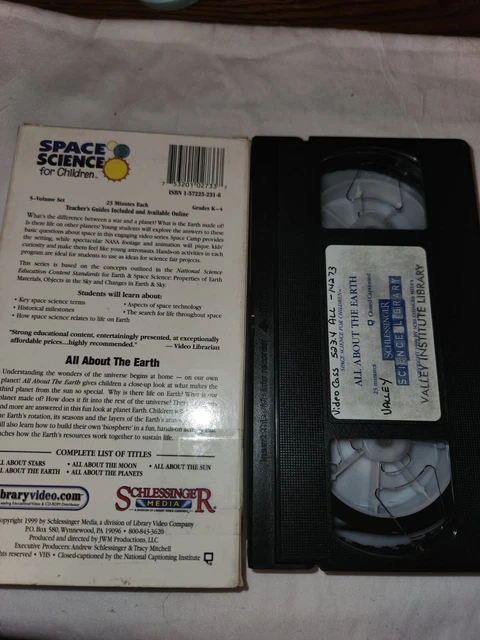 SCIENCE FOR CHILDREN All About The Earth (VHS) Ex Library Rental £6.69 ...