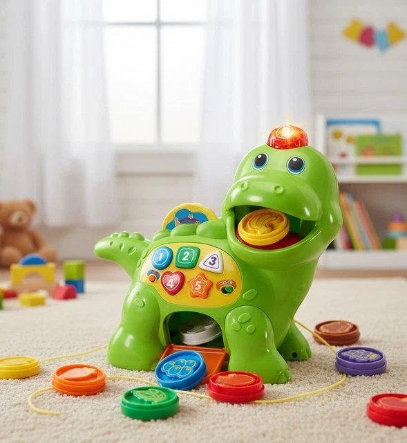 VTECH CHOMP AND Count Dino, Green $49.99 - PicClick AU
