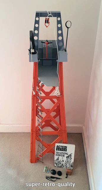 PALITOY ACTION MAN Training Tower Beret Hat Field Radio Etc £62.08 ...
