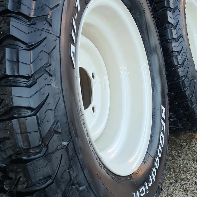 LAND ROVER DEFENDER banded wheels and tyres retro rostyles available ...