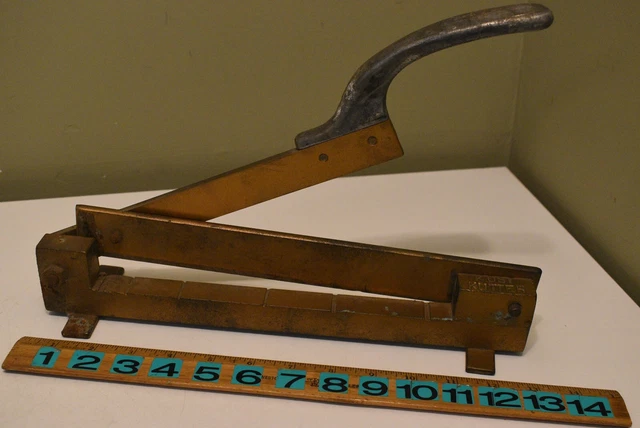 VINTAGE KOST KUTTER Guillotine Tile Shingle Sheer Cutter £45.14 ...