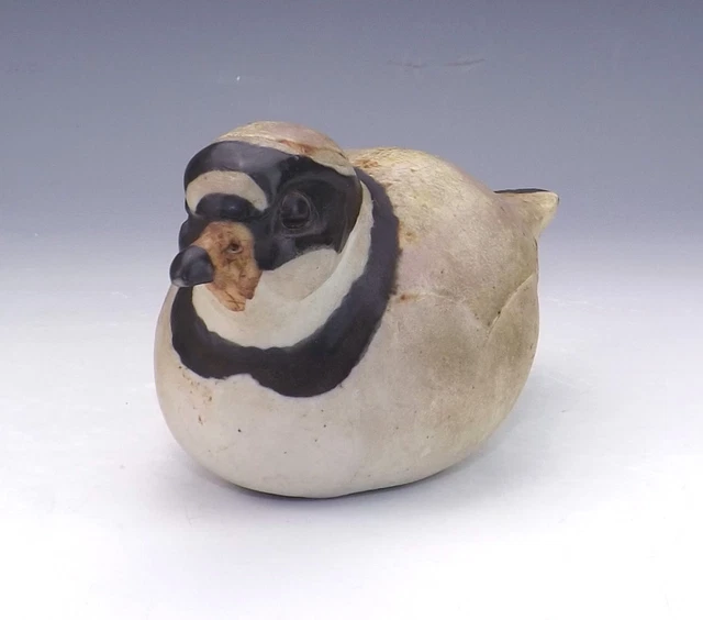 VINTAGE JANET HAMER - Studio Art Pottery Bird Study Figure - Unusual! £ ...