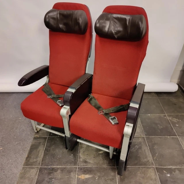 VIRGIN ATLANTIC DOUBLE Seat Boeing 747 Aircraft Simulator Prop Upcycle ...